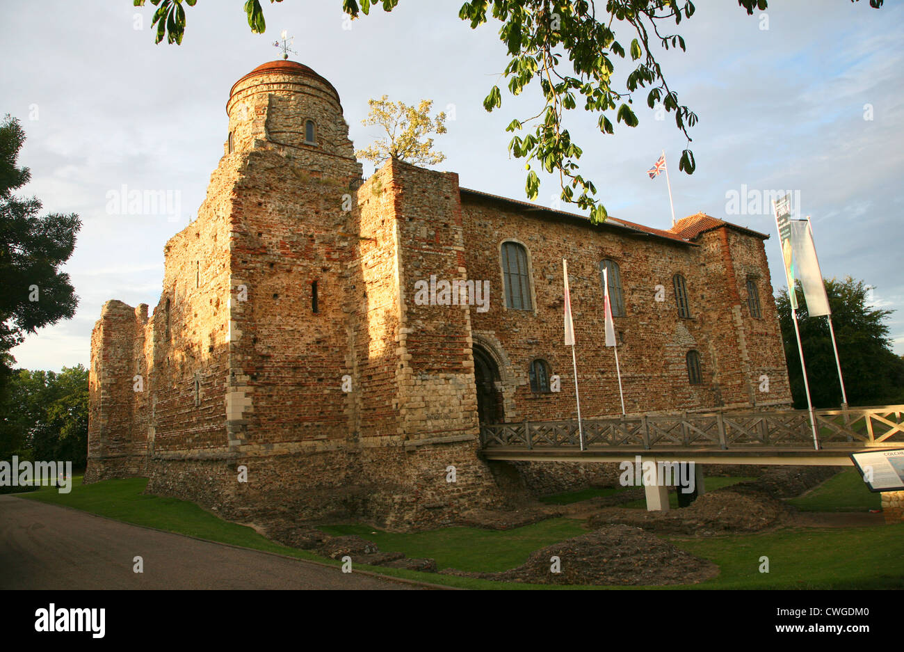 Colchester castle Essex England UK Stock Photo - Alamy