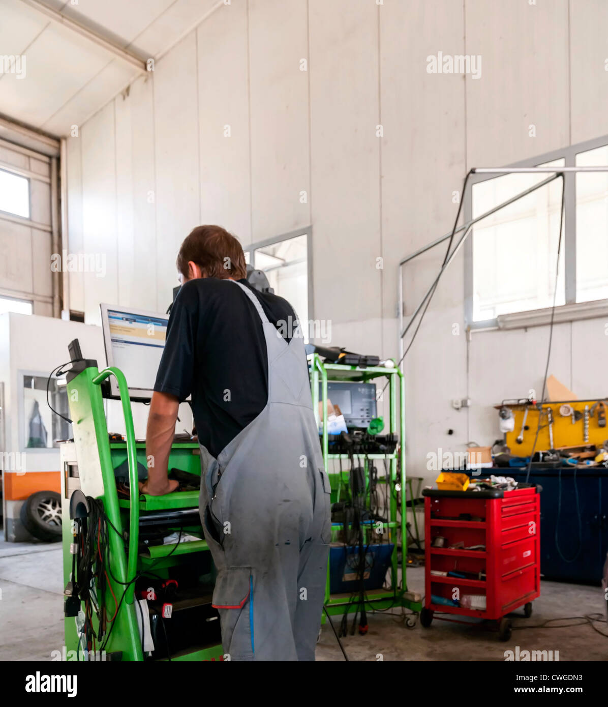 Car service inside Stock Photo - Alamy