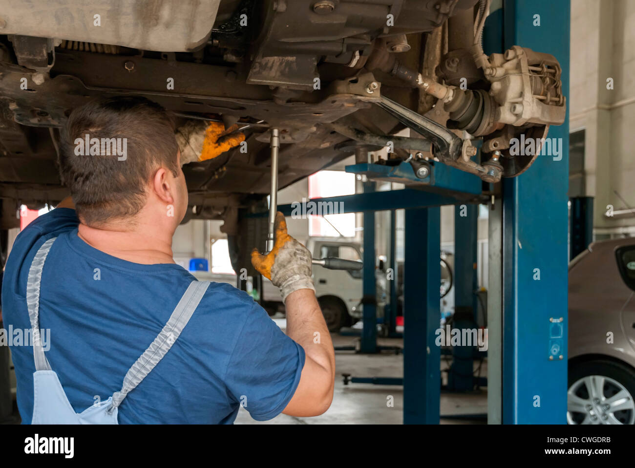 Car service inside Stock Photo - Alamy