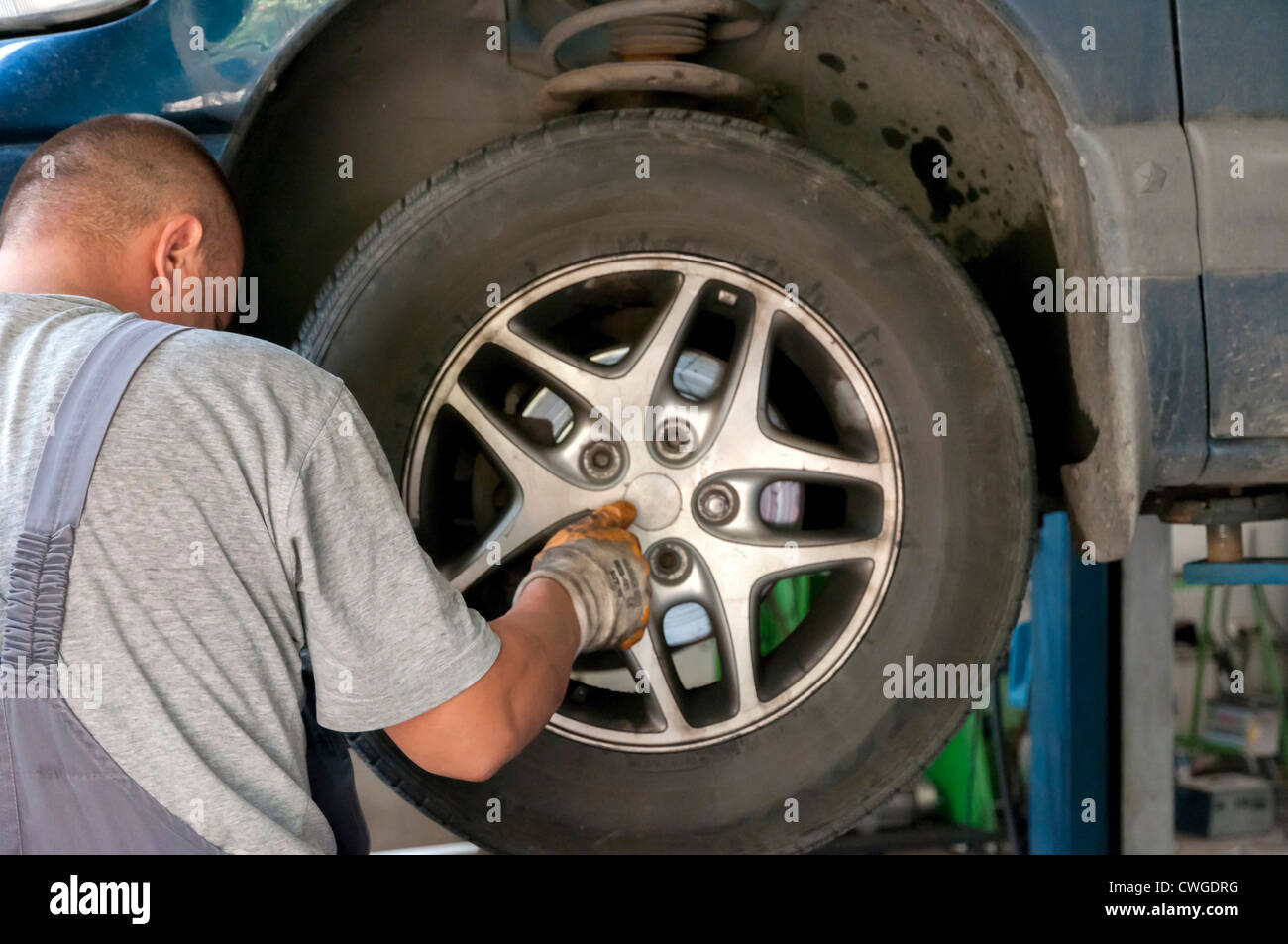 Car service inside Stock Photo - Alamy