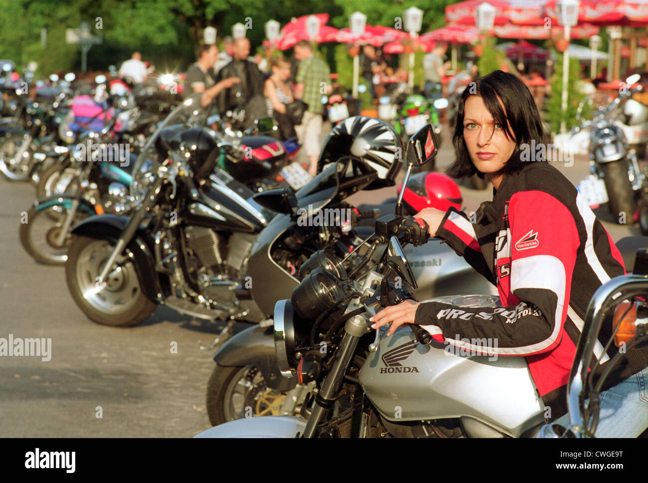 Motorcyclist meeting place hi-res stock photography and images - Alamy