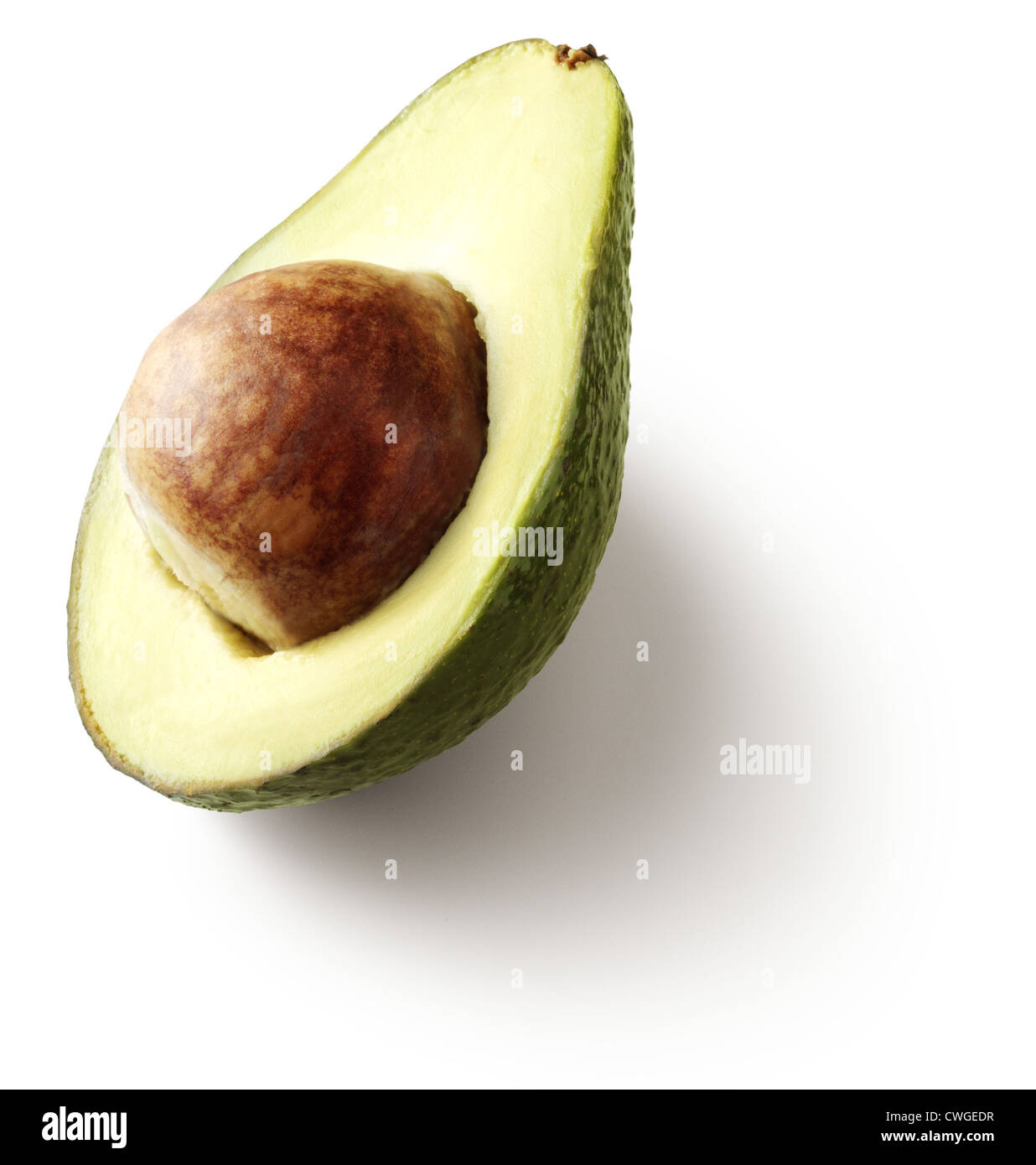 Avocado isolated on white Stock Photo - Alamy