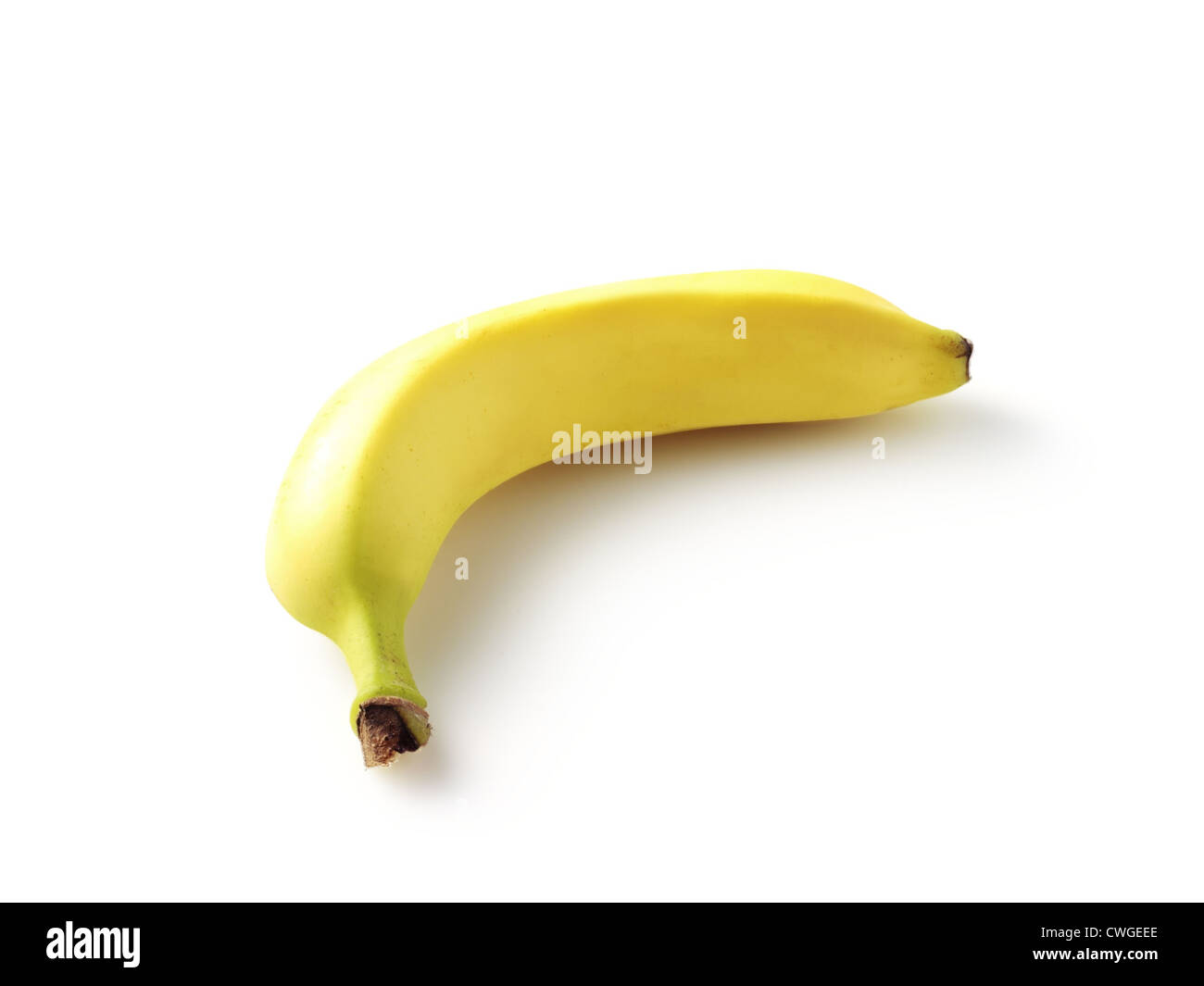 Banana isolated on white Stock Photo - Alamy