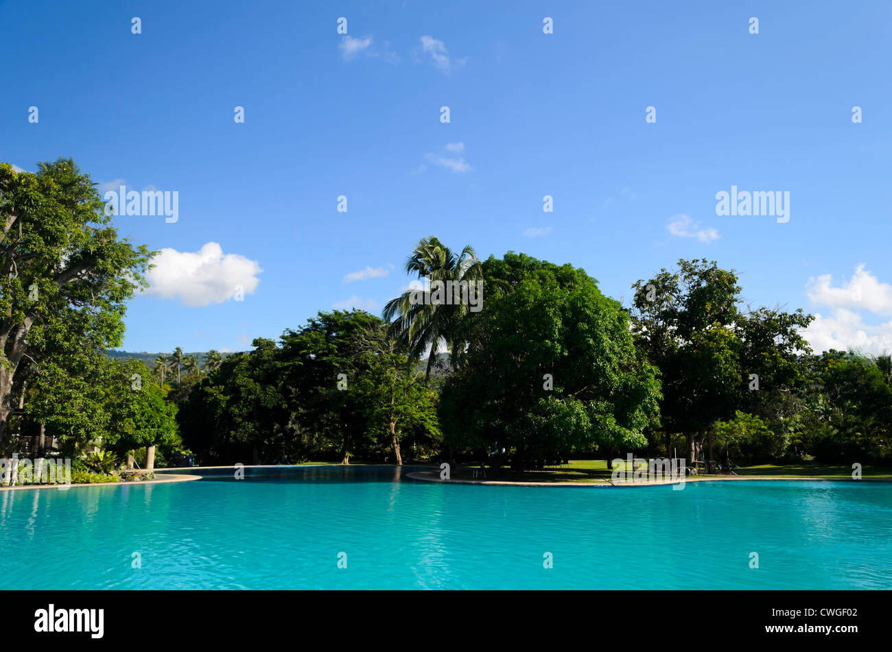 Swimming pool in a rural area in Southern Philippines Stock Photo - Alamy