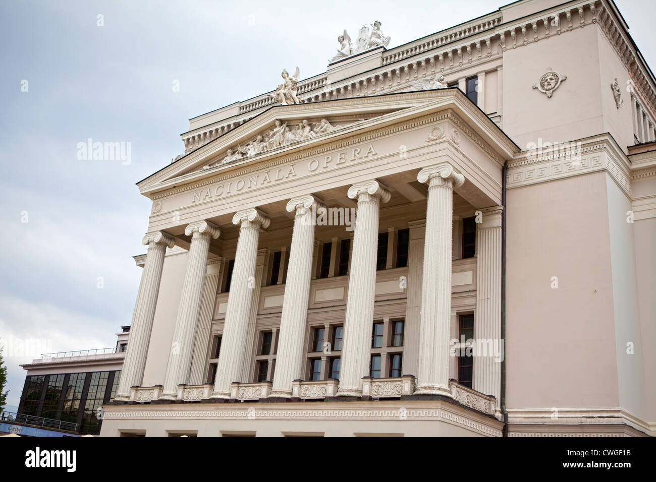 National Opera House Riga Stock Photos & National Opera House Riga ...