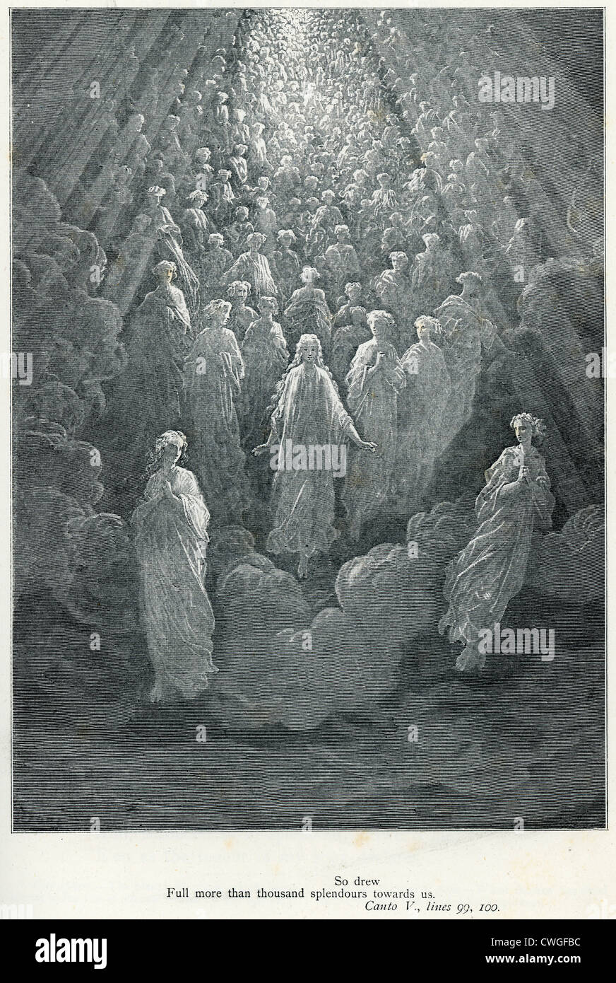 Illustration by Gustave Dore from The Vision of Purgatory and Paradise ...