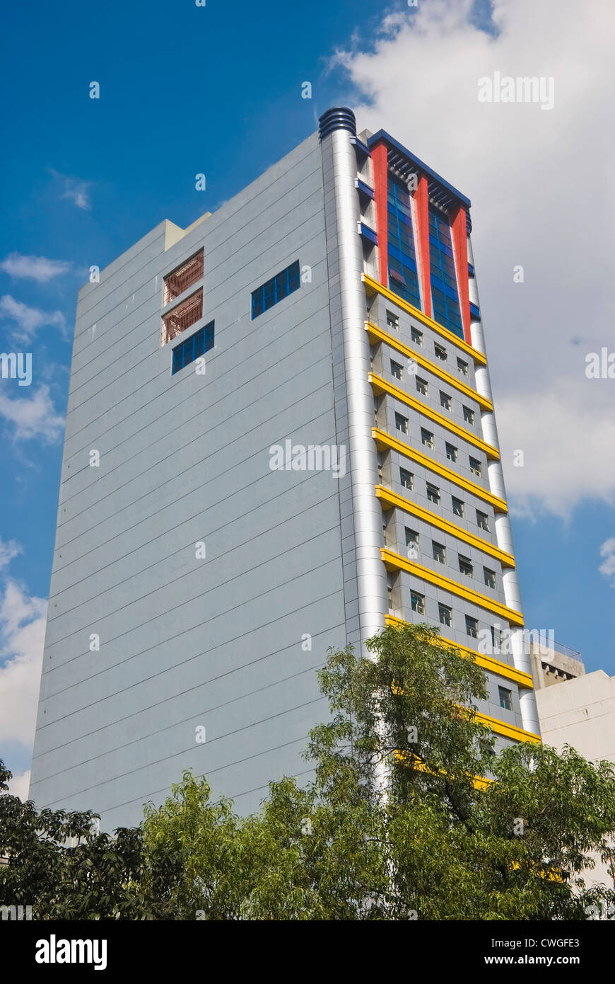 Worm's eye view of building Stock Photo - Alamy