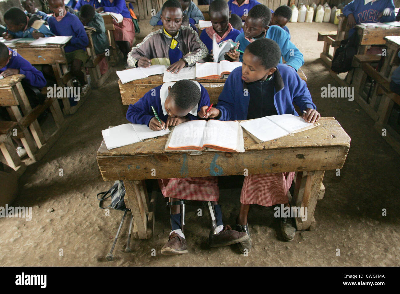 African education in a classroom Stock Photo - Alamy