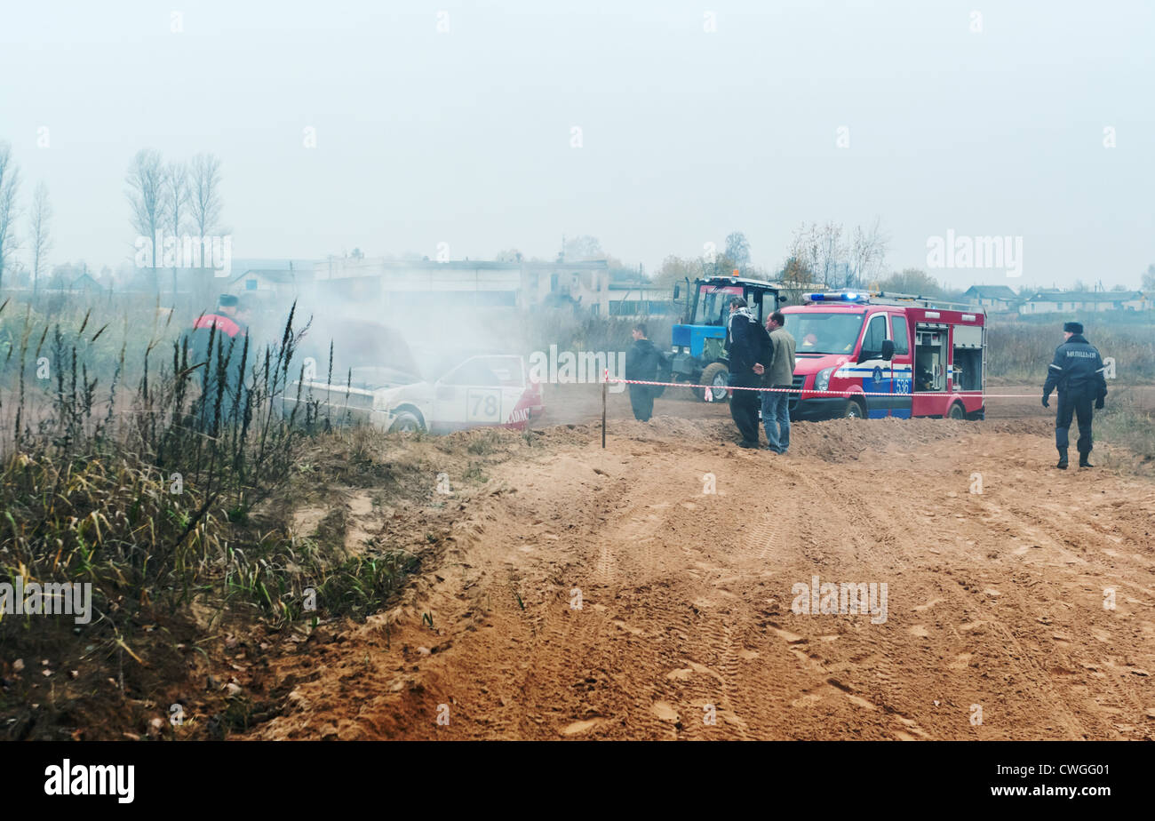 Racing car fire pit hi-res stock photography and images - Alamy
