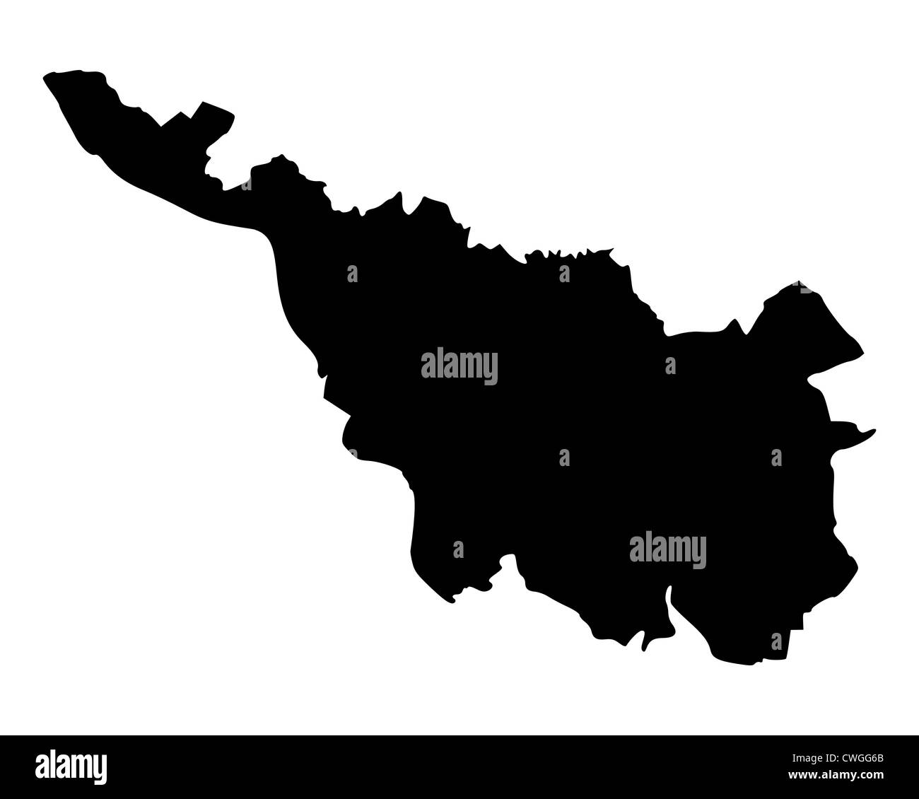 Map of Bremen Stock Photo - Alamy