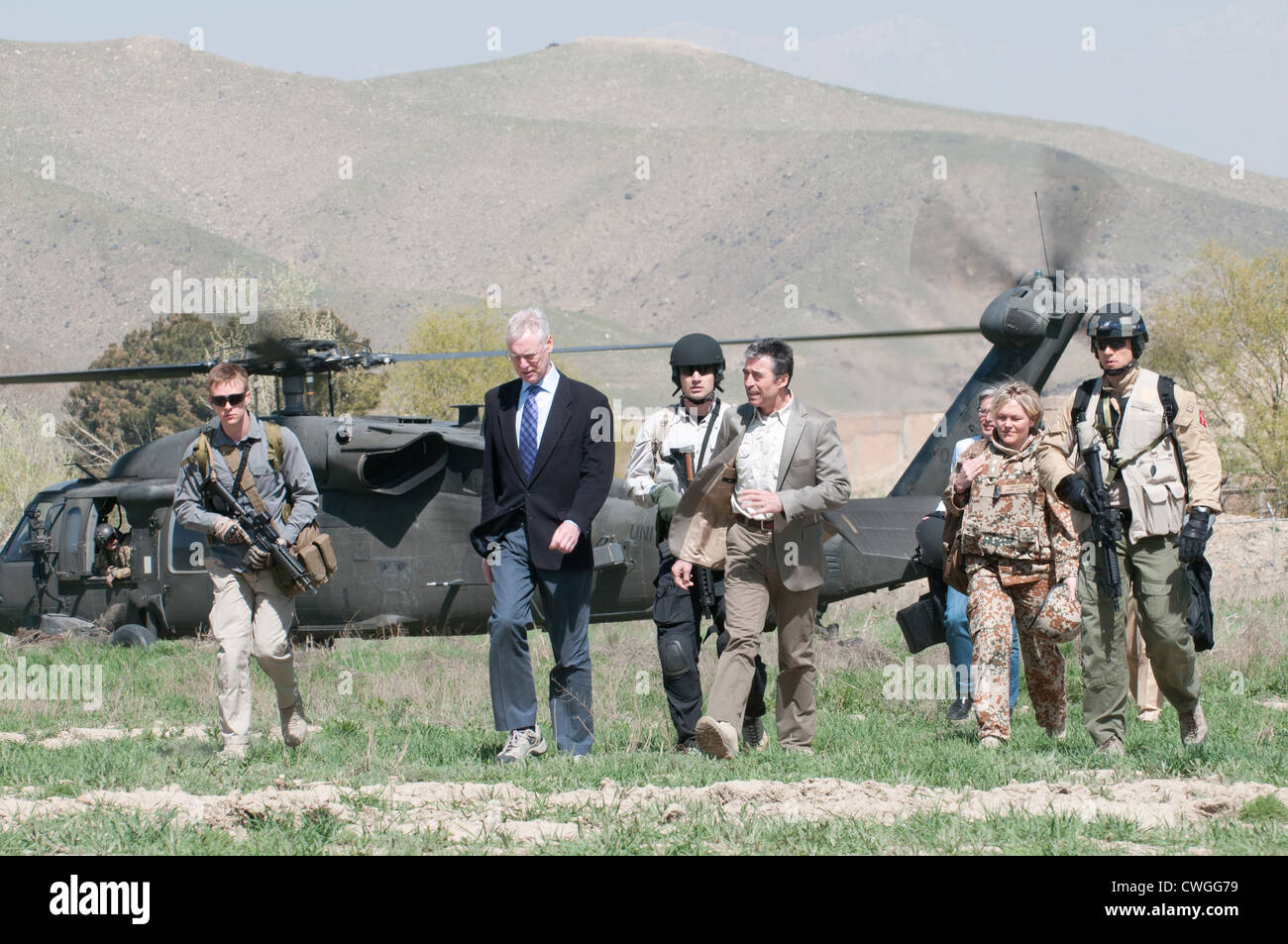 NATO Secretary General Anders Fogh Rasmussen and NATO Senior Civilian ...