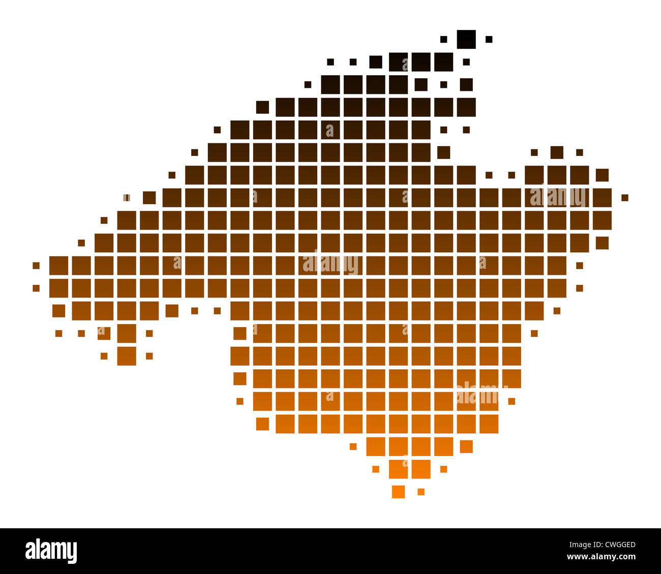 Map of Mallorca Stock Photo - Alamy