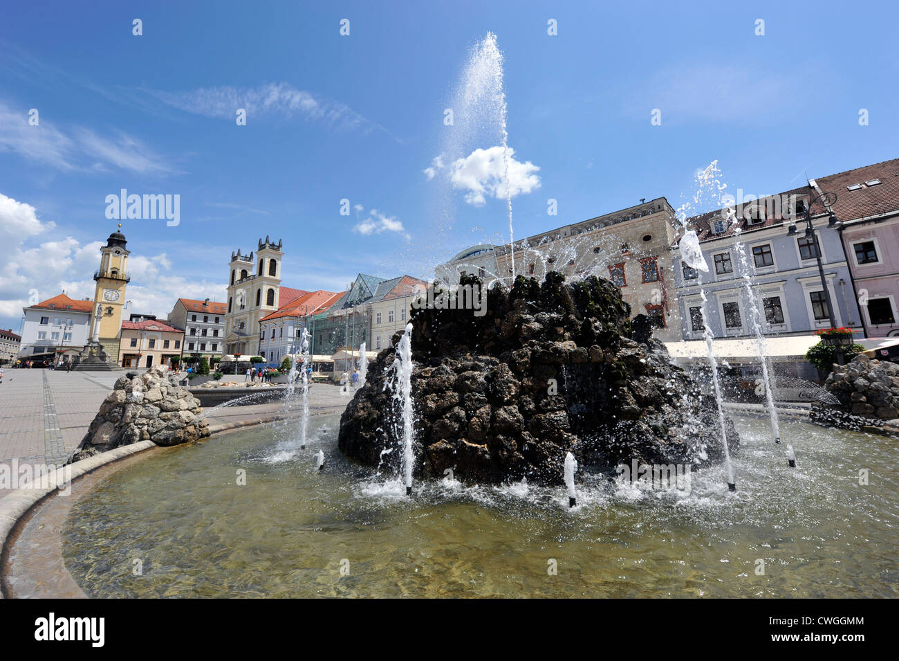 SNP square in Banska Bystrica, Slovakia Stock Photo - Alamy
