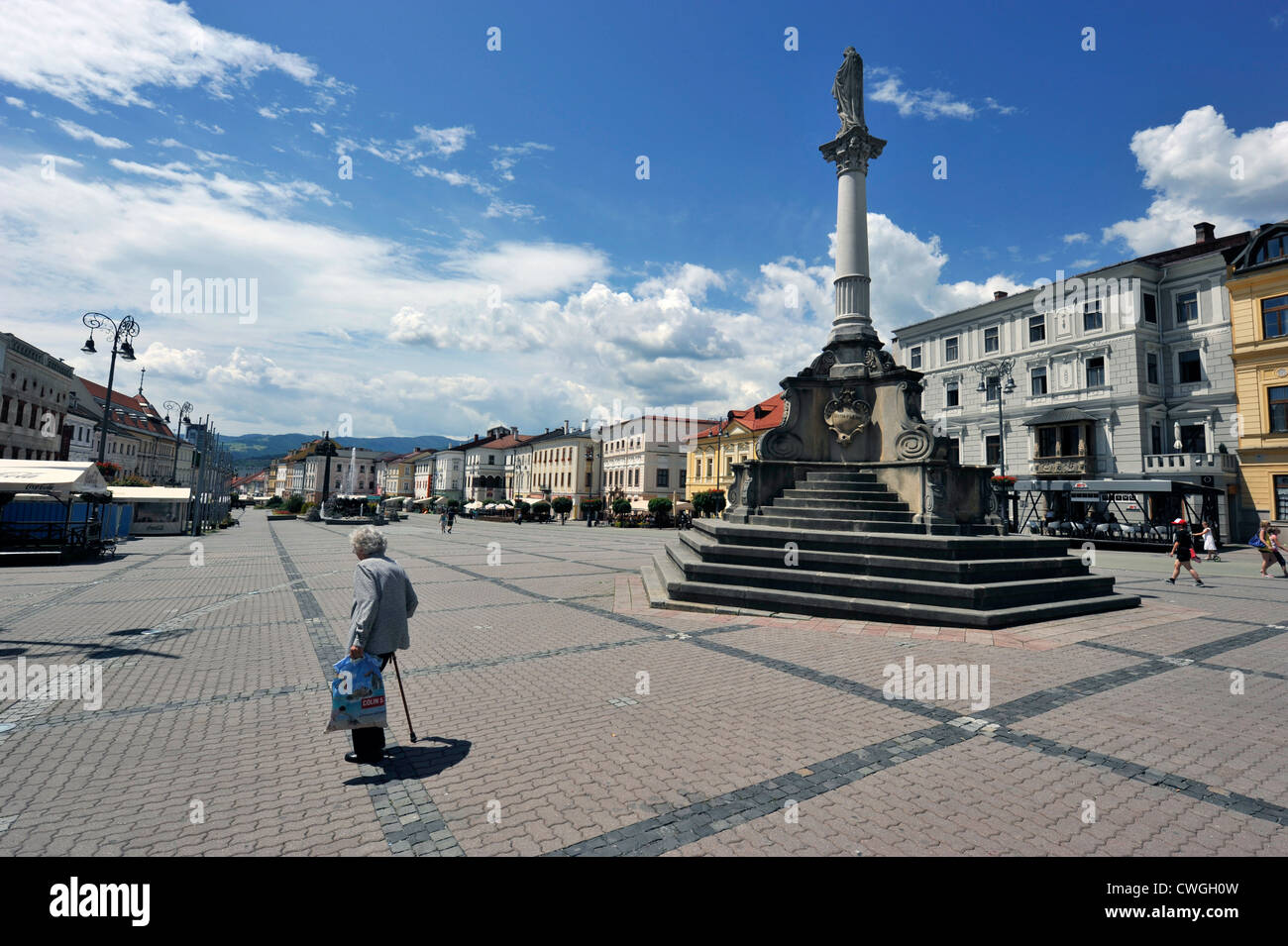 SNP Square in Banska Bystrica, Slovakia Stock Photo - Alamy
