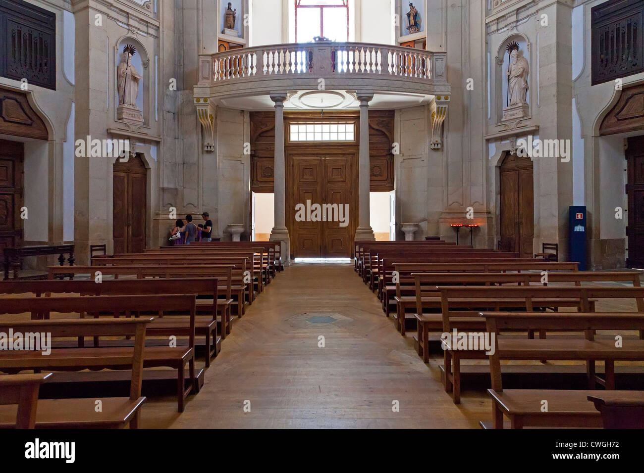 Choir balcony of the Senhor do Jesus da Pedra Church Sanctuary in ...