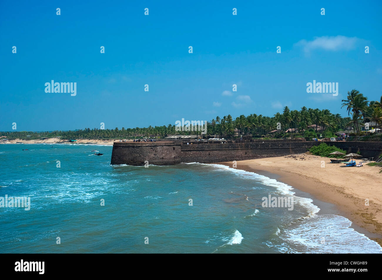 Sinquerim beach fort hi-res stock photography and images - Alamy