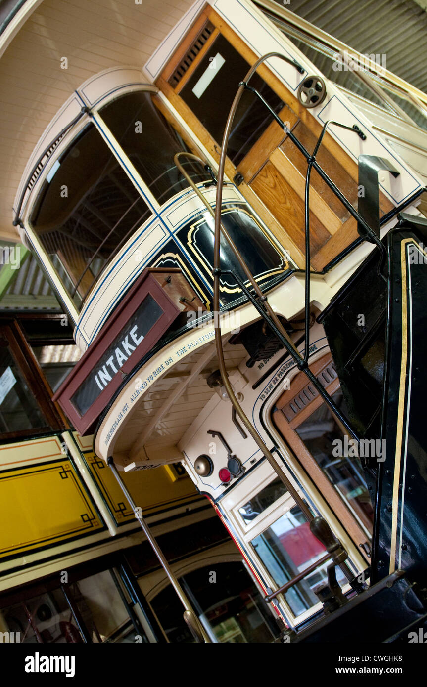 The National Tramway Museum and Village at Crich near Matlock ...