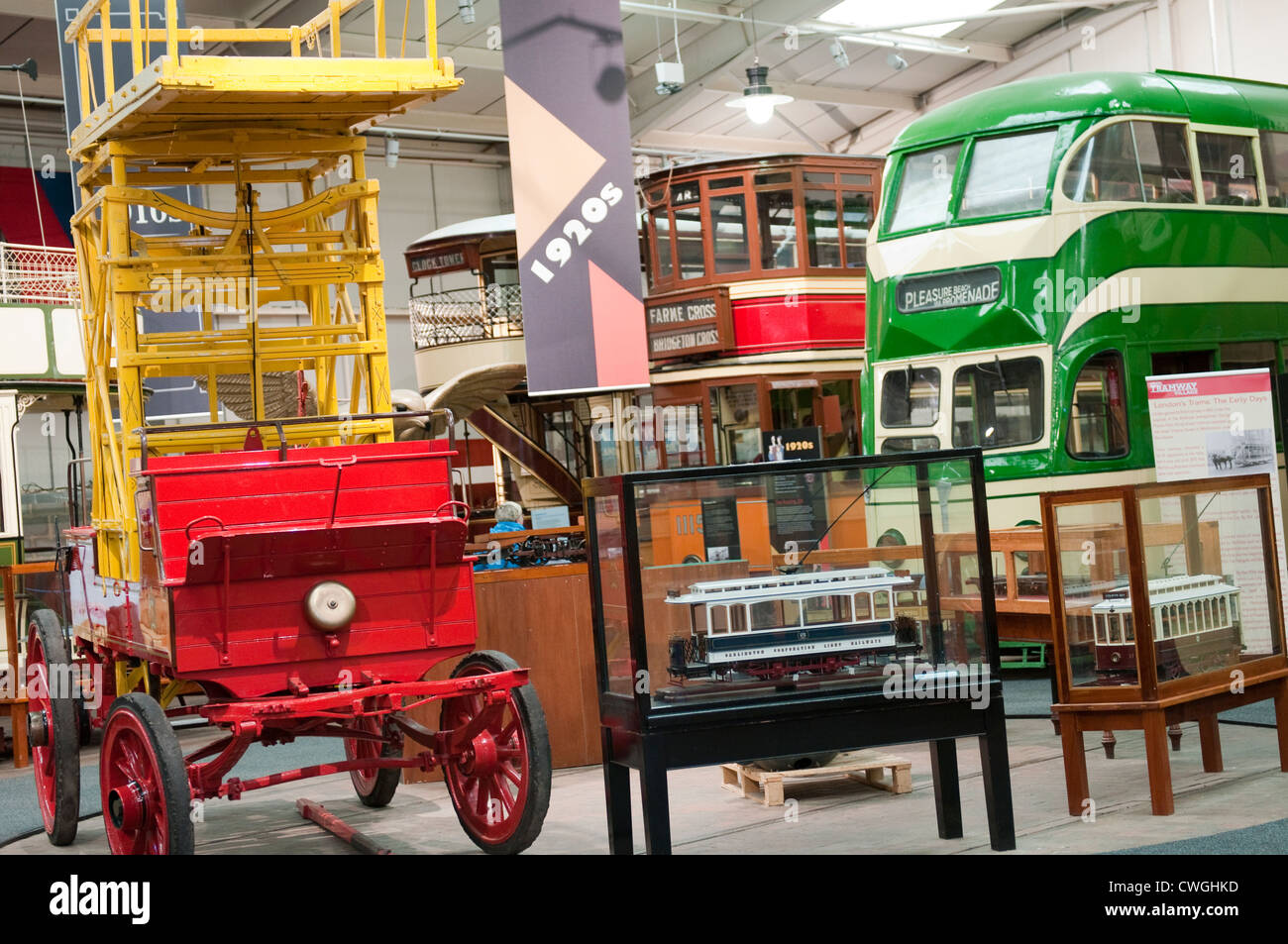 The National Tramway Museum and Village at Crich near Matlock ...