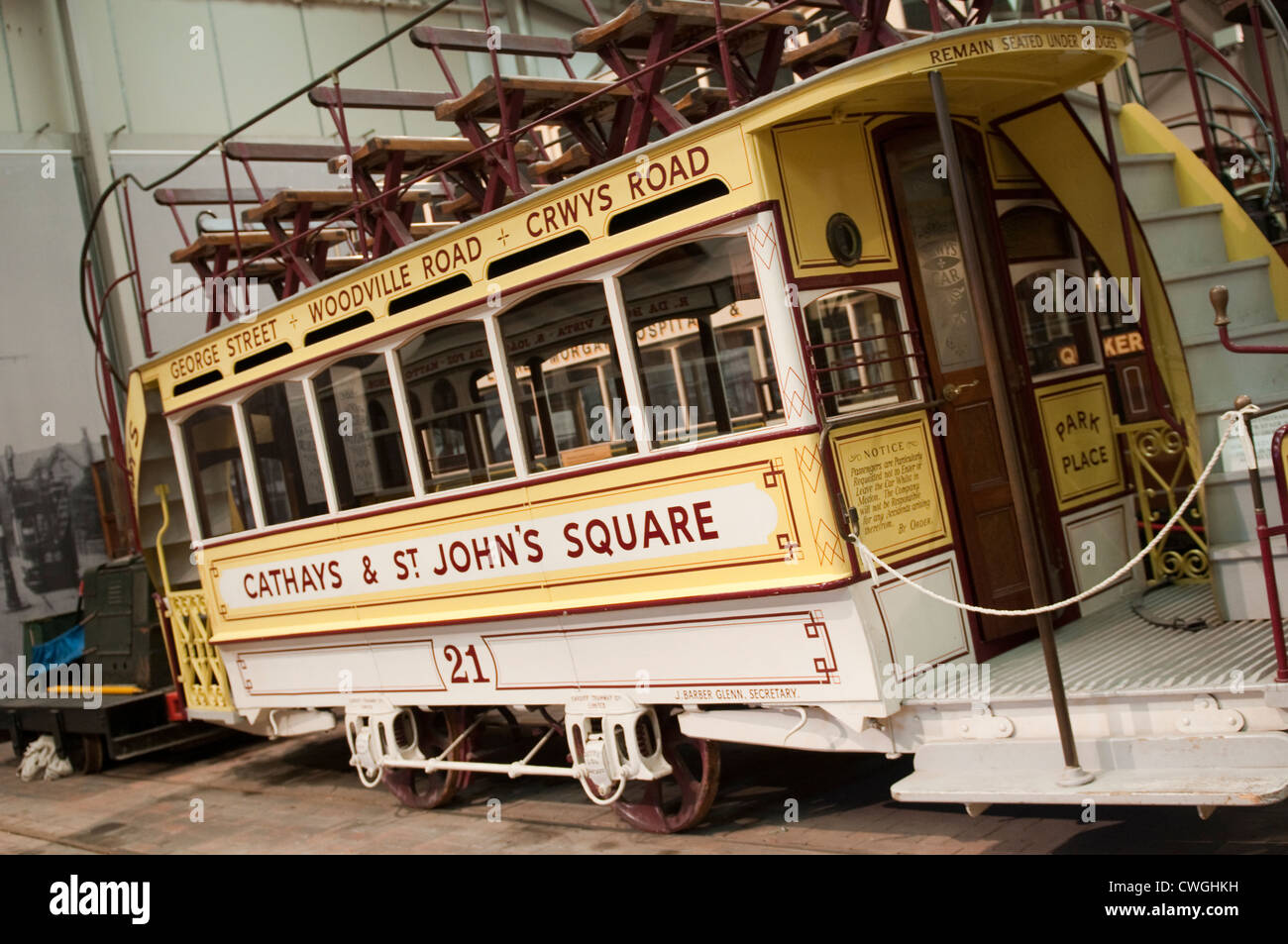 The National Tramway Museum and Village at Crich near Matlock ...