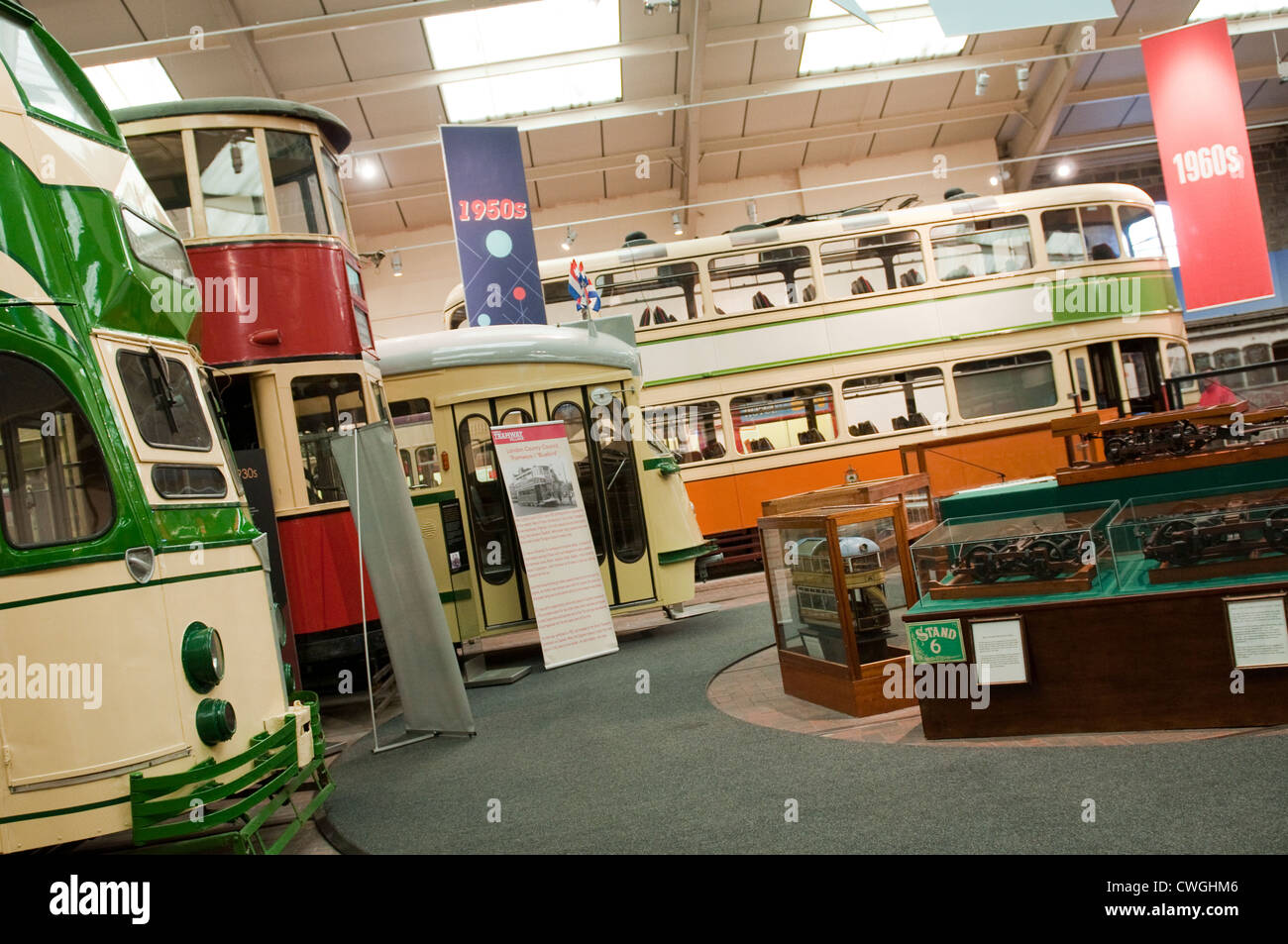 The National Tramway Museum and Village at Crich near Matlock ...