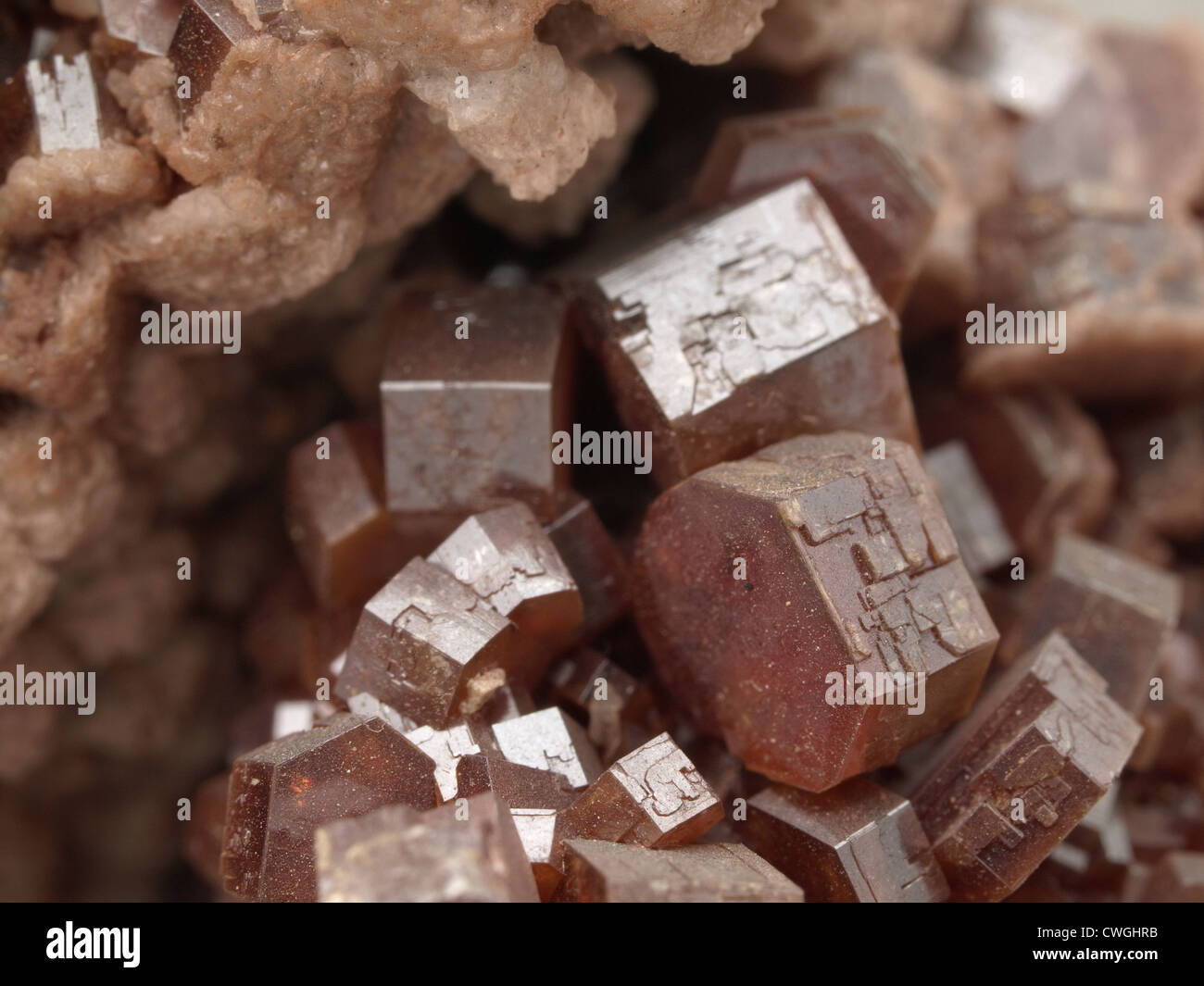 Vanadinite; Mibladen, Morocco Stock Photo - Alamy