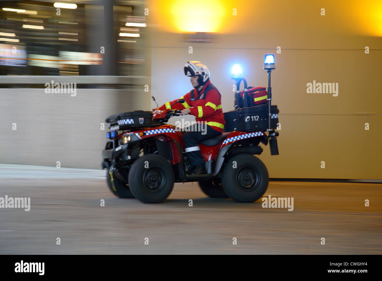 Ambulance, rescue Kawasaki Quad Stock Photo - Alamy