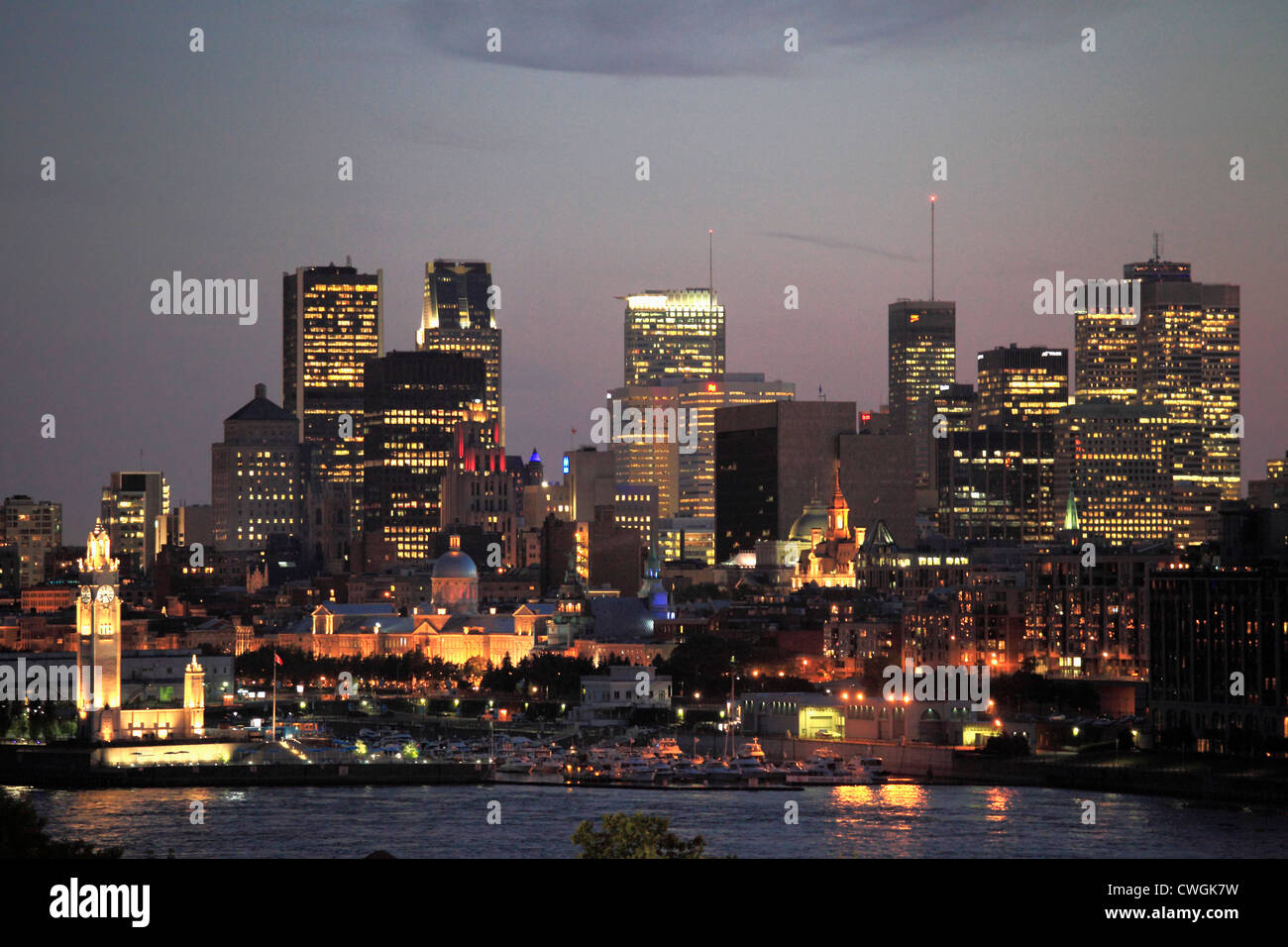 Montreal canada skyline hi-res stock photography and images - Alamy