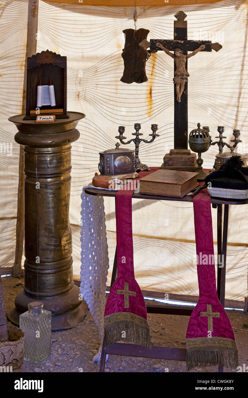 Objects of two of the religions of the Medieval Europe - Christian and ...