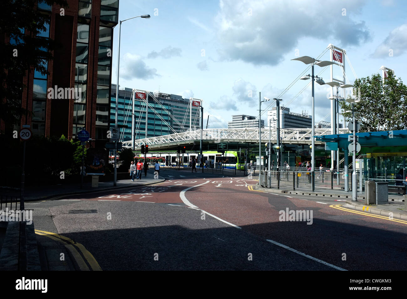 east croydon train and tram station surrey uk 2012 Stock Photo - Alamy