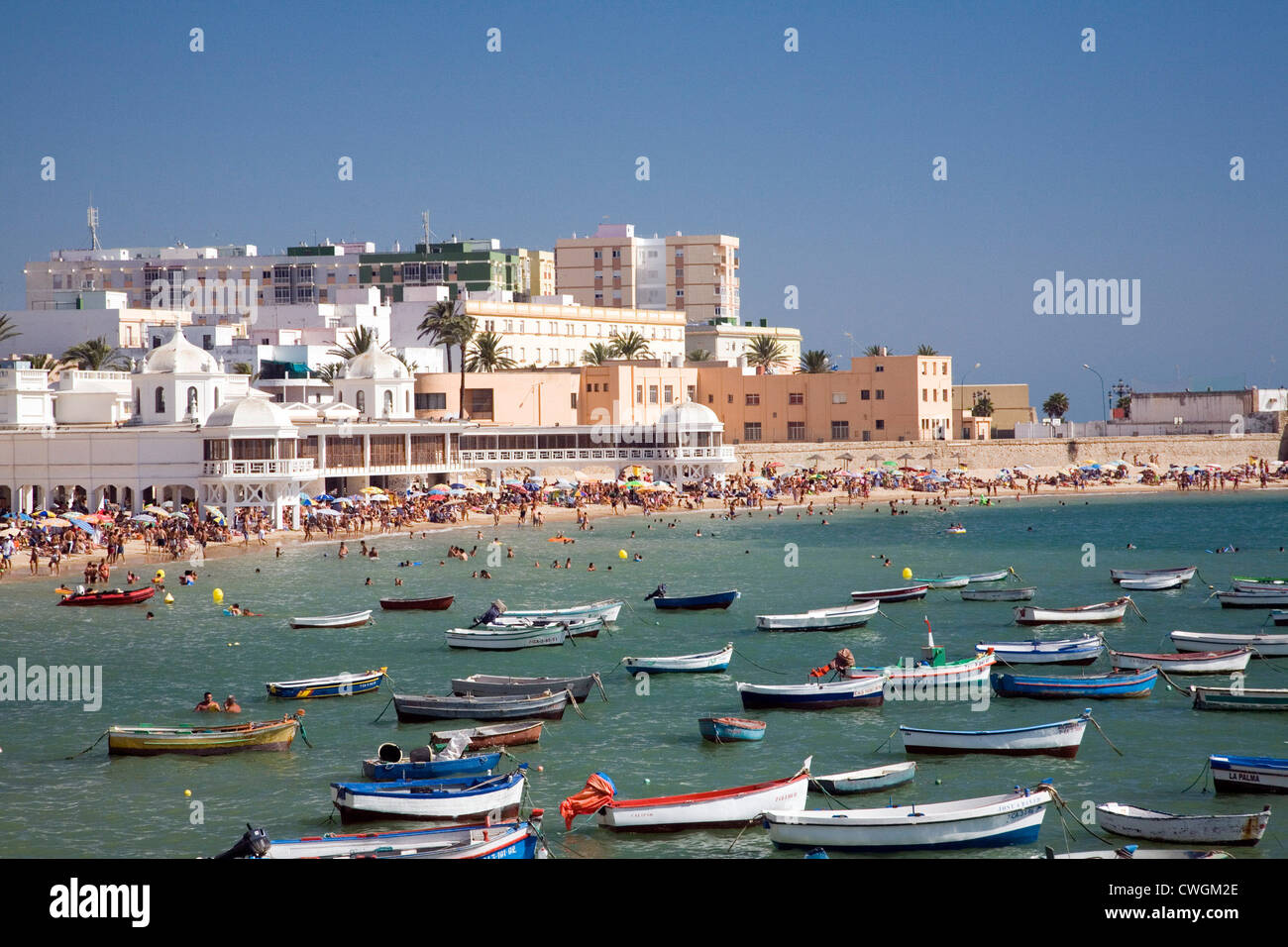 La caleta beach and bath houses hi-res stock photography and images - Alamy
