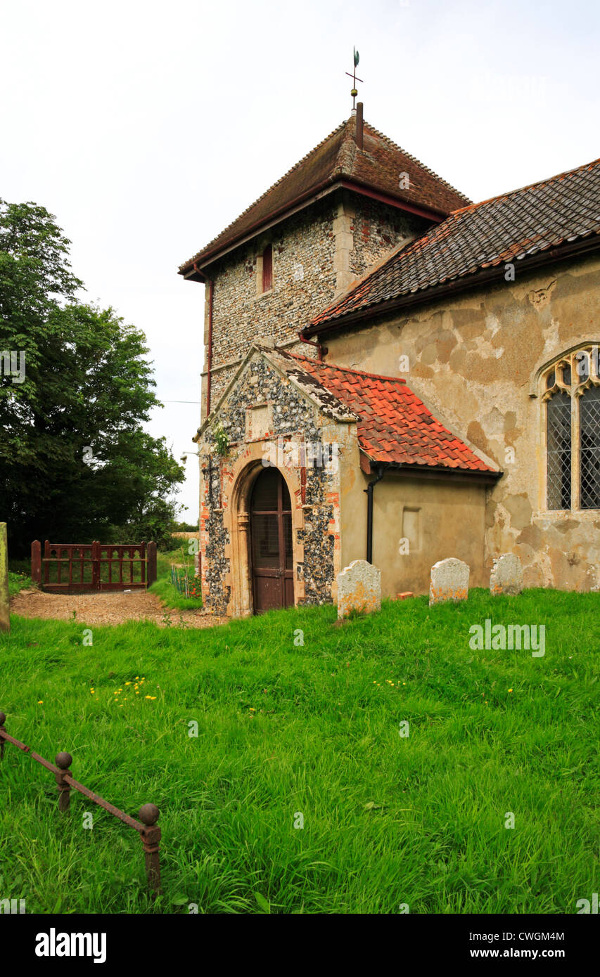 The south porch and tower of the church of Morley St Peter at Morley ...