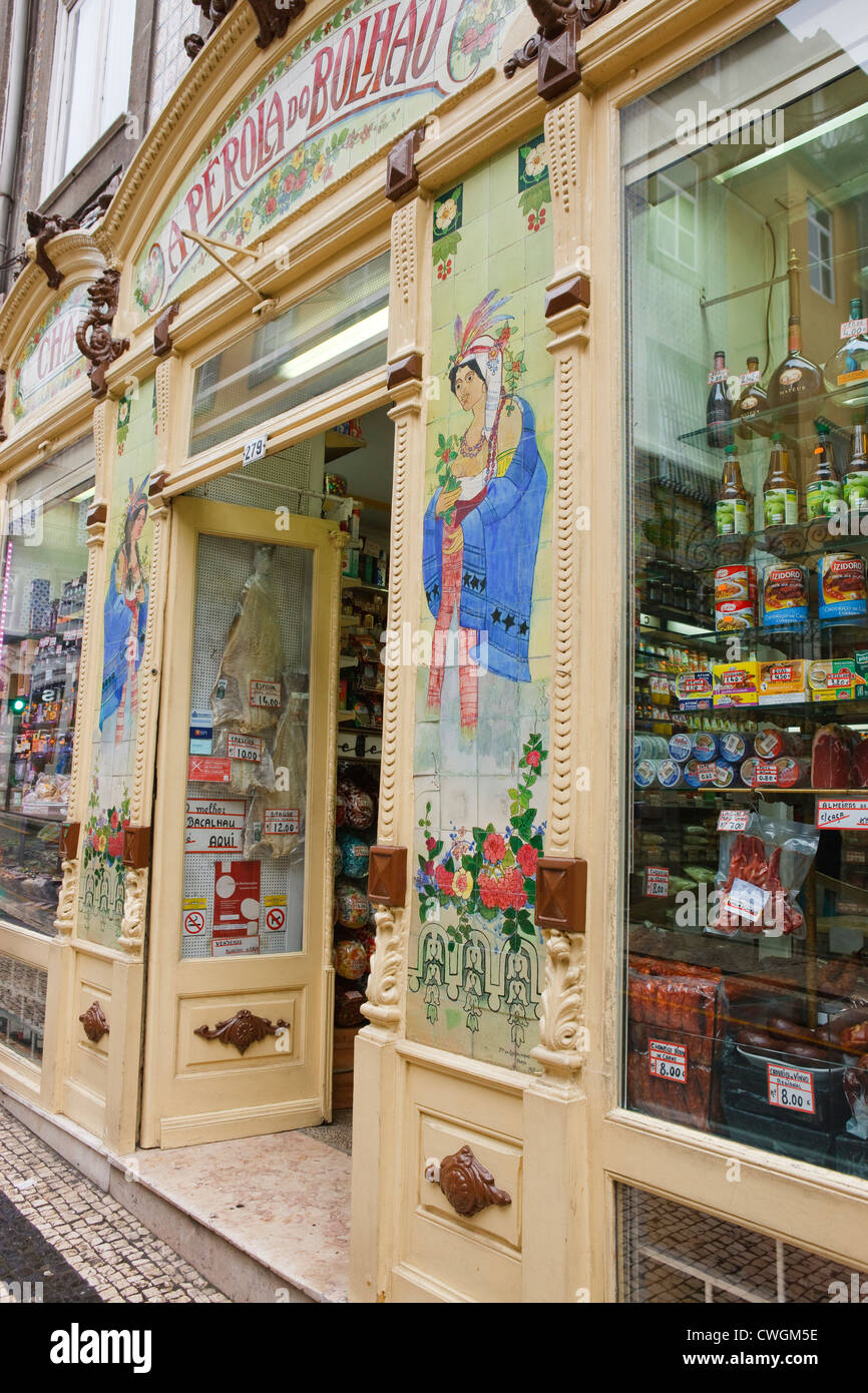 Traditional delicatessen Porto Portugal Stock Photo - Alamy