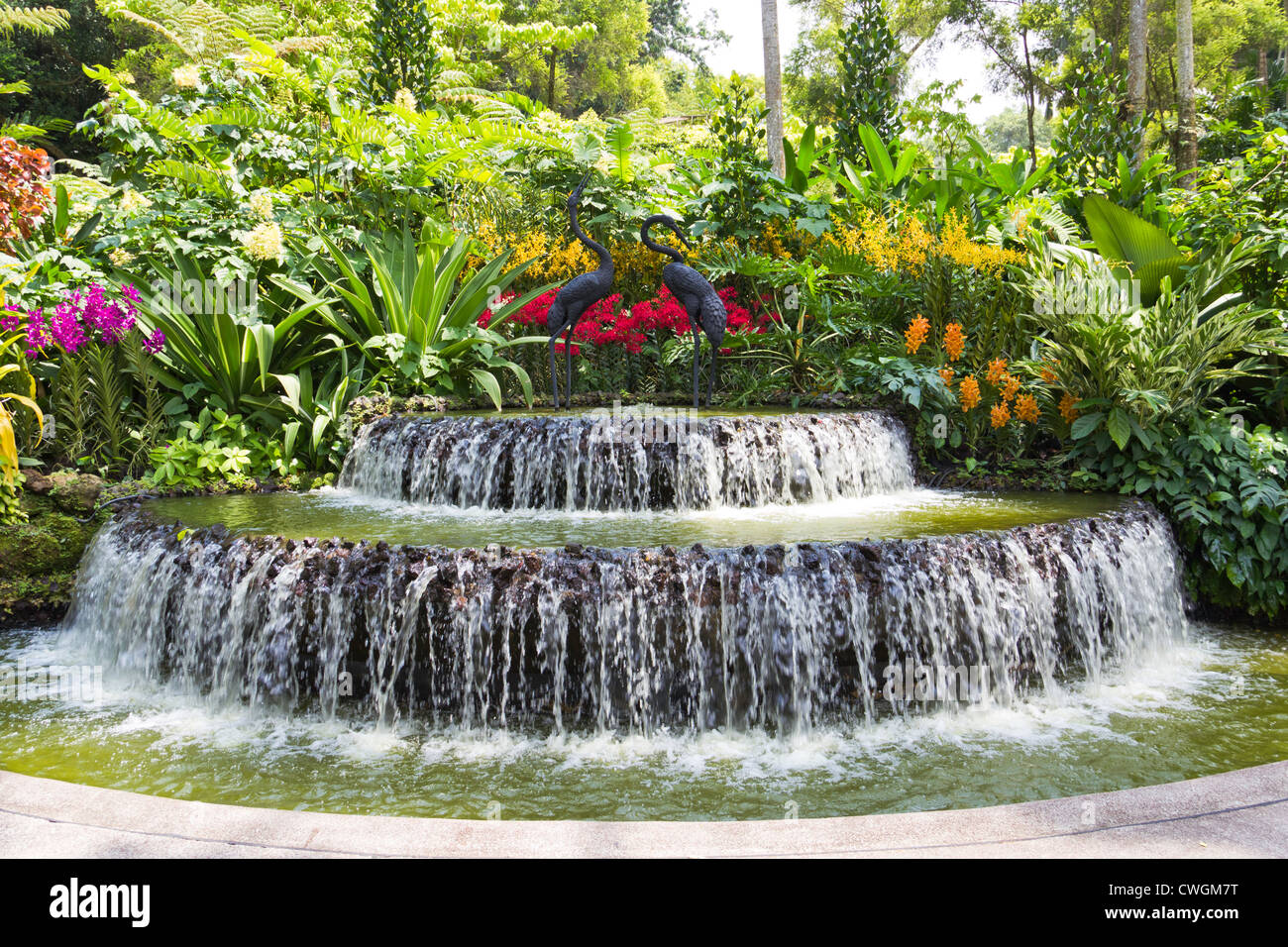 Ornamental attraction opposite the entrance of the National Orchid ...