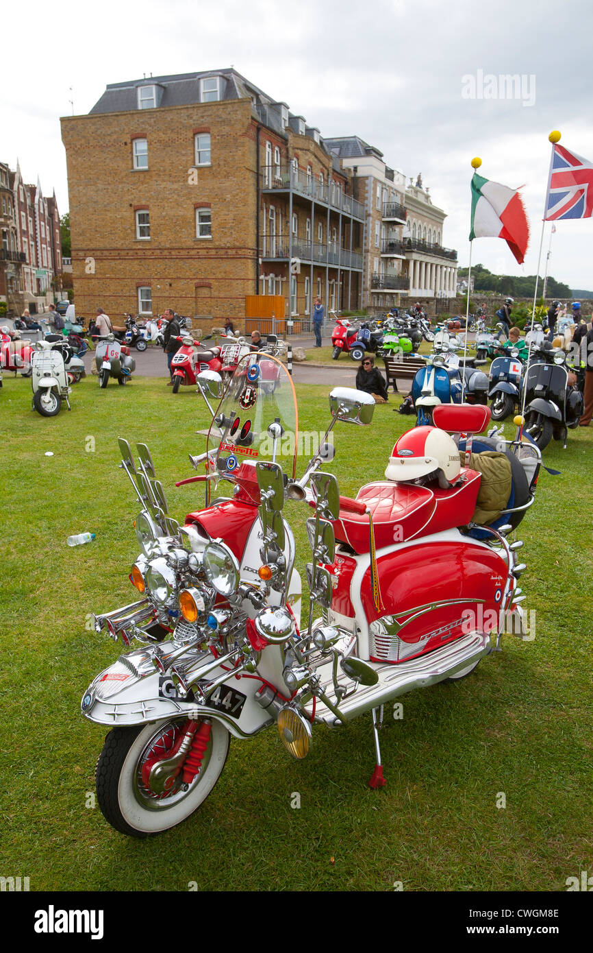 Scooters, Scooter Rally, Seafront, Esplanade, Ryde, Isle of Wight ...