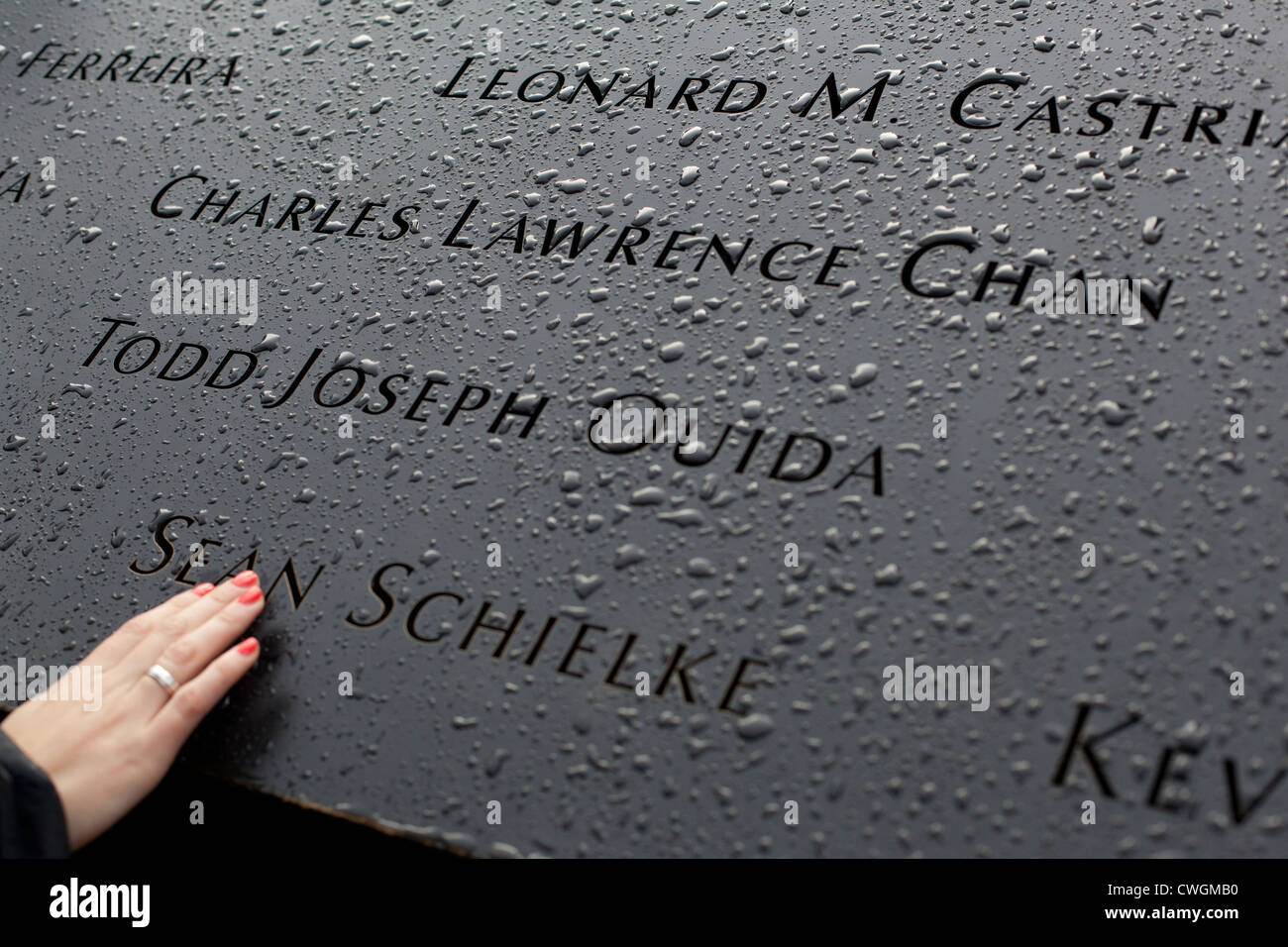 9 11 memorial names hi-res stock photography and images - Alamy