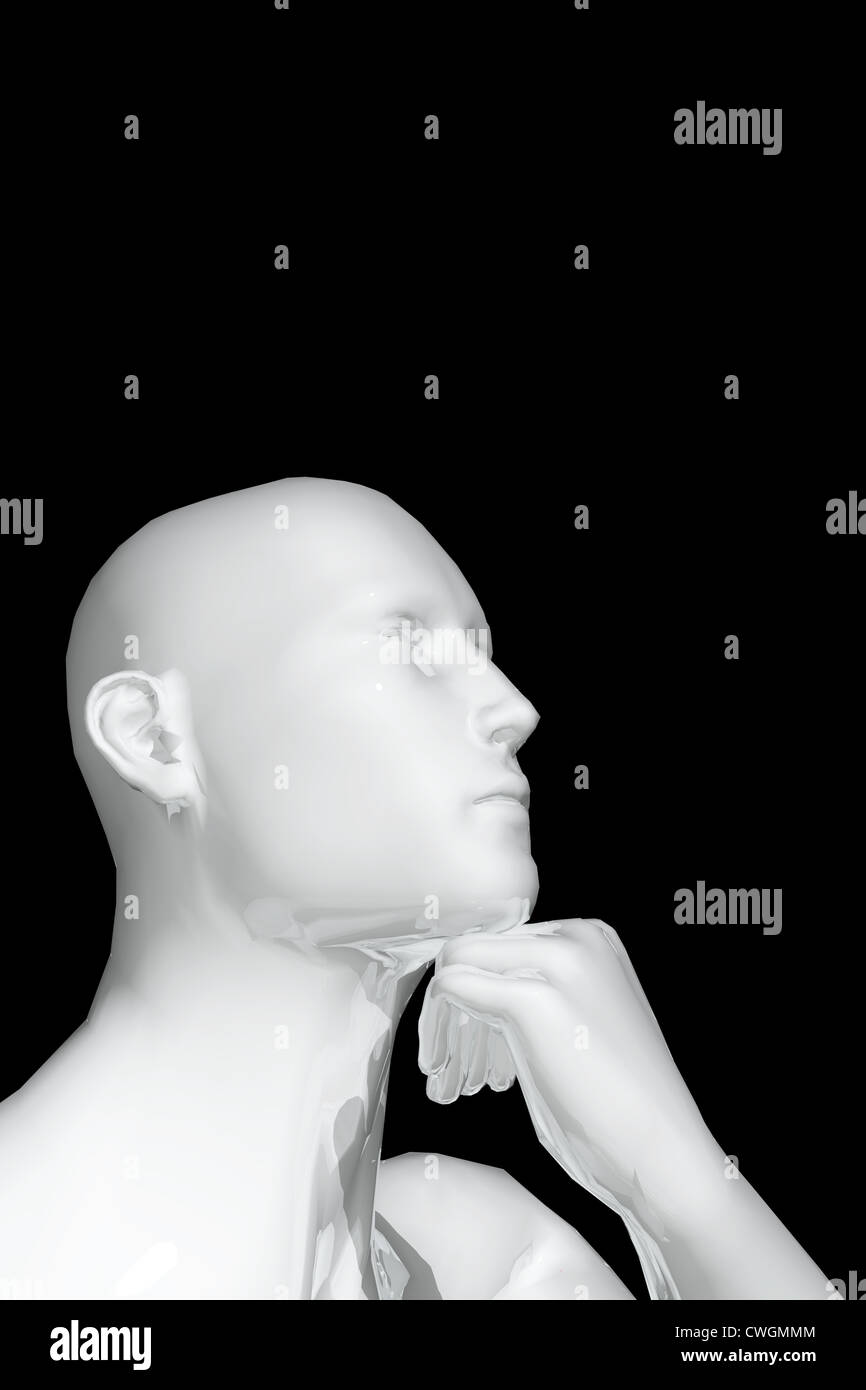 Person with reflexive attitude Stock Photo - Alamy