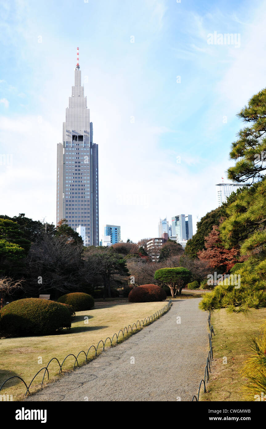 Modern architecture of skyscrapers in the Japanese capital city seen ...