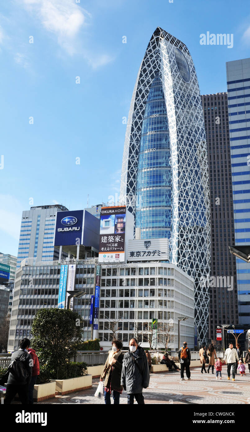 Tokyo, Japan - 28 Dec, 2011: Modern architecture in Shinjuku, major ...