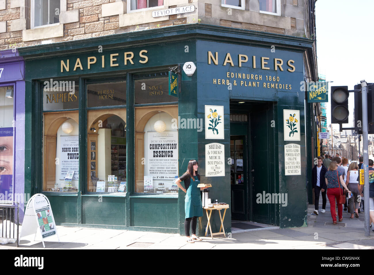 napiers herb and plant remedies shop teviot and bristo place edinburgh ...