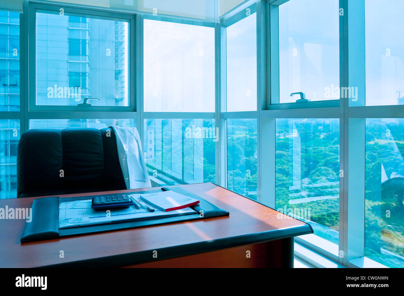 A corner office with a beautiful view Stock Photo - Alamy