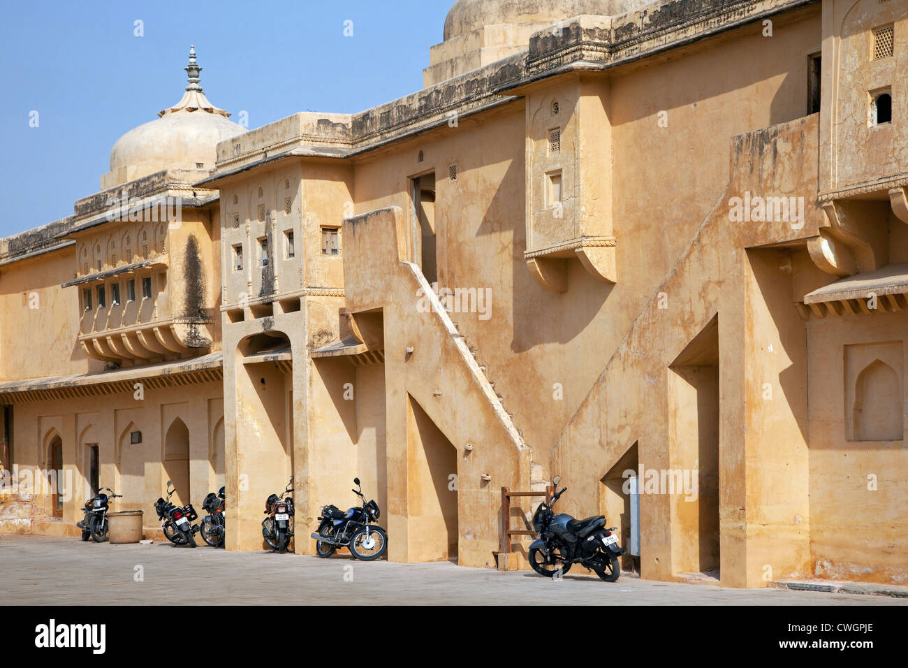 Amer Fort / Amber Fort, palace in red sandstone at Amer near Jaipur ...