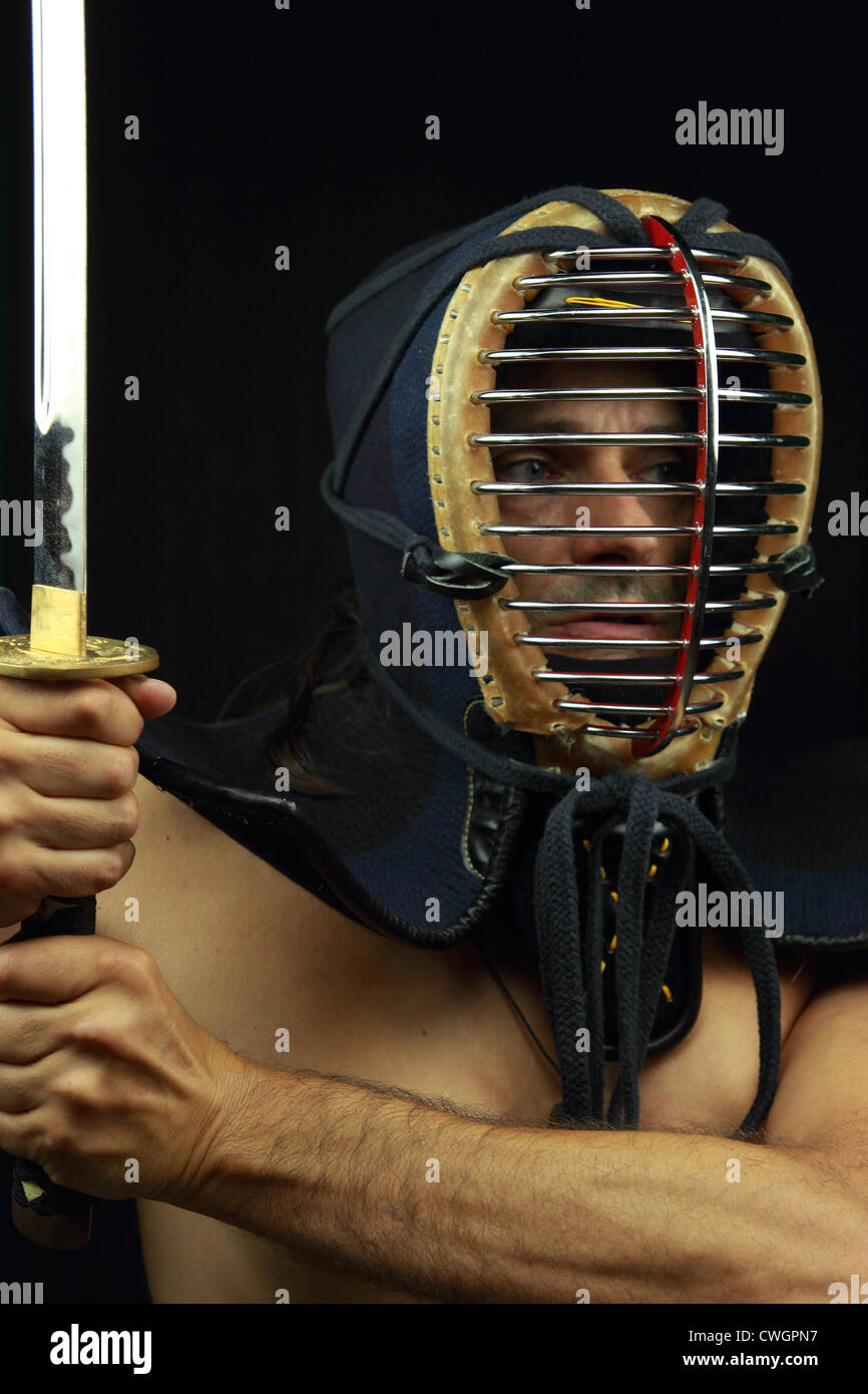 Kendo helmet hi-res stock photography and images - Alamy