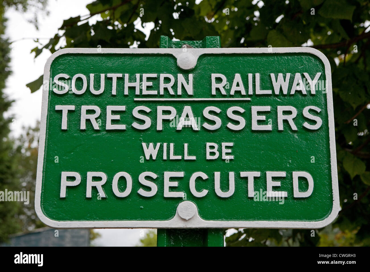 Trespassers Will Be Prosecuted High Resolution Stock Photography and ...