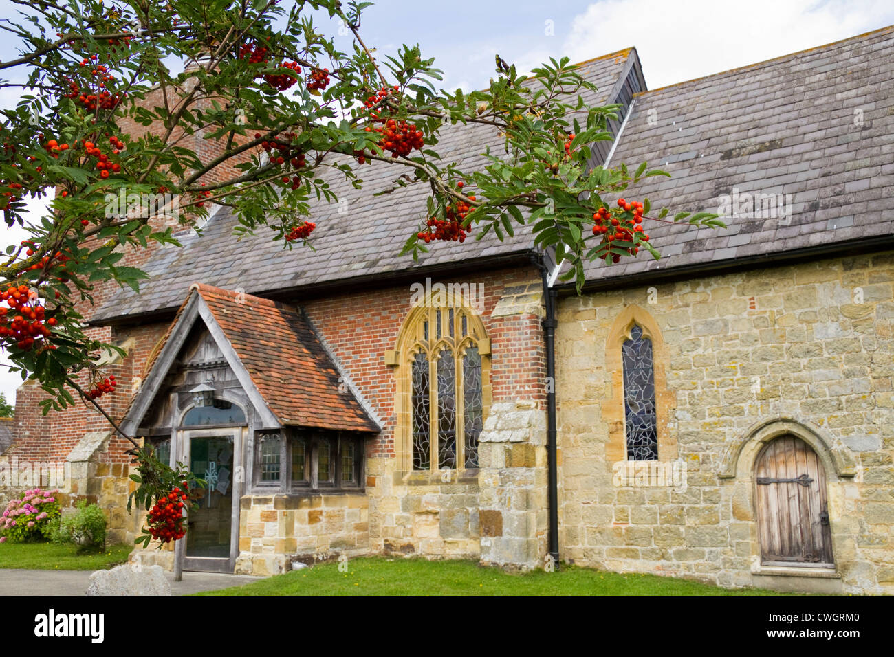 All Saints Church, Tudeley, Kent, England UK Stock Photo - Alamy