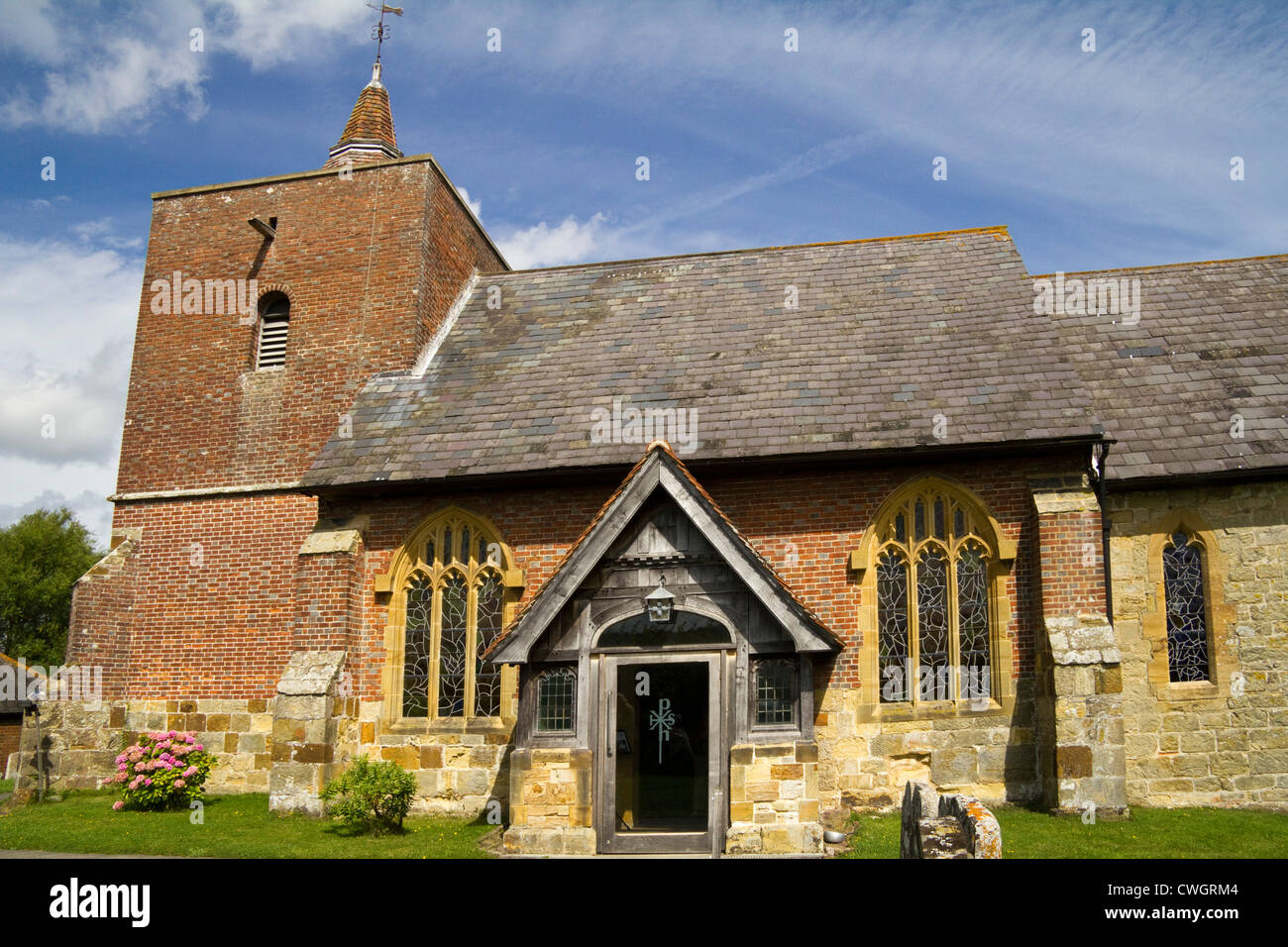 All Saints Church, Tudeley, Kent, England UK Stock Photo - Alamy