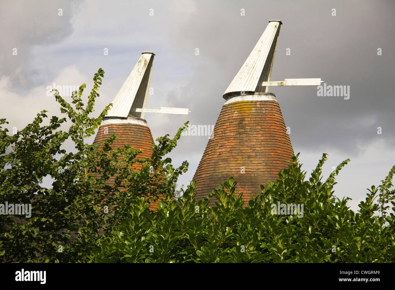 Oast house conversion, Kent England UK Stock Photo - Alamy