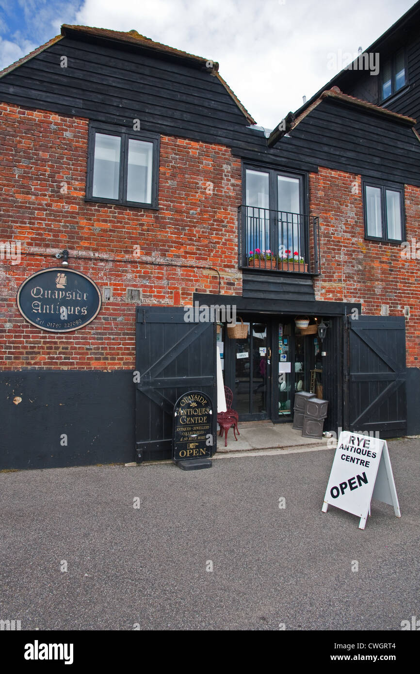 Quayside Antiques Centre, Rye Stock Photo - Alamy