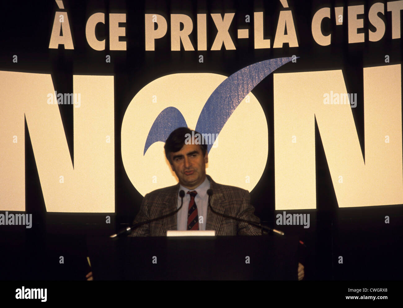 Speech of Quebec Prime minister Lucien Bouchard during 1995 referundum ...