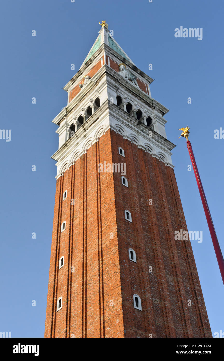 Campanile (bell tower), St Mark's Square, Venice, Italy Stock Photo - Alamy