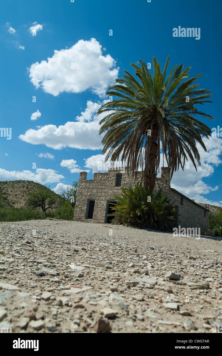 Big Bend National Park, remains Hot Springs resort Stock Photo - Alamy